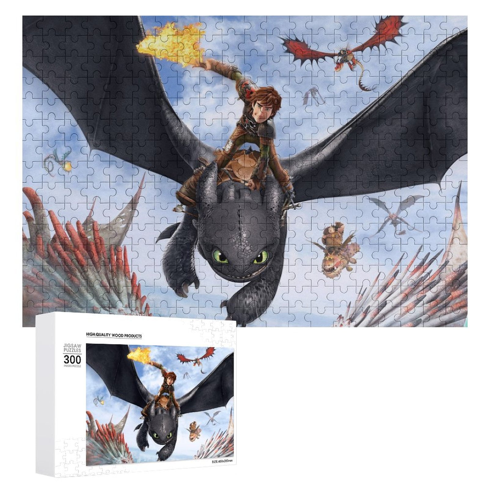 How To Train Your Toothless Dragon Wooden Jigsaw Puzzles Accessories ...