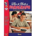How to Write a Paragraph Grades 5-10, (Paperback) - Walmart.com