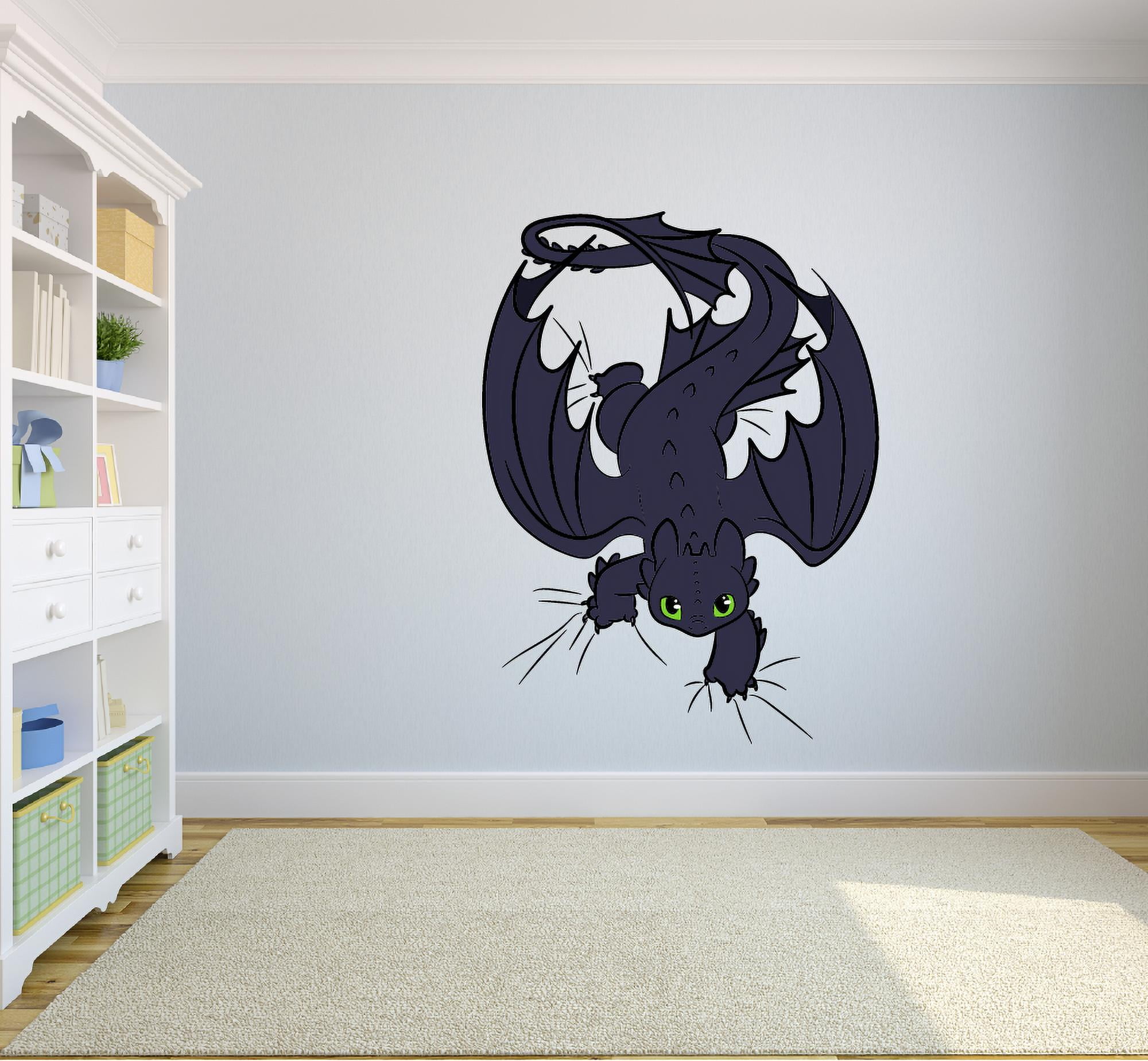 How to Train your Dragon Cartoon Character Wall Decal Vinyl Sticker Art ...