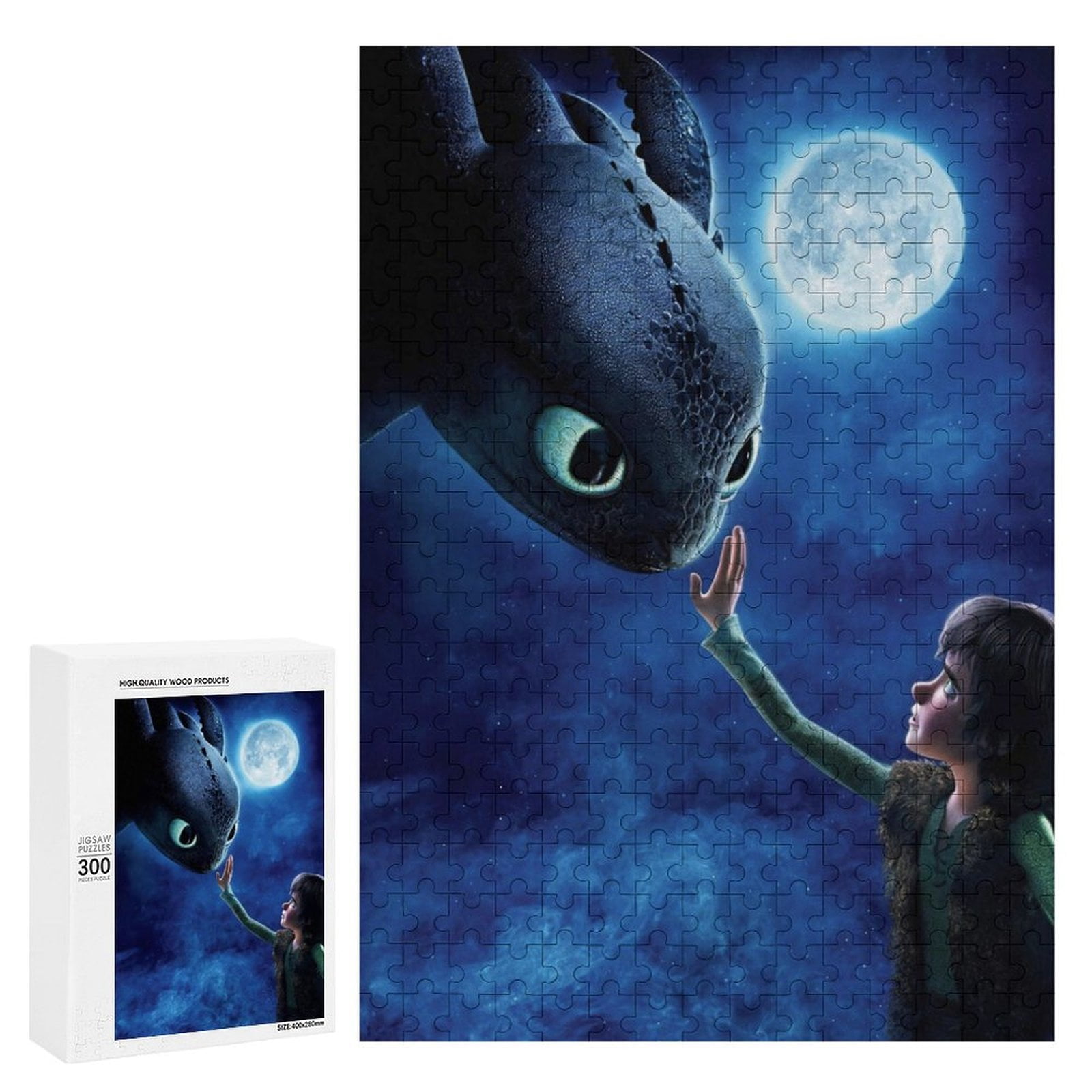 How to Train Your Dragon Hiccup Toothless Wooden Jigsaw Puzzles ...