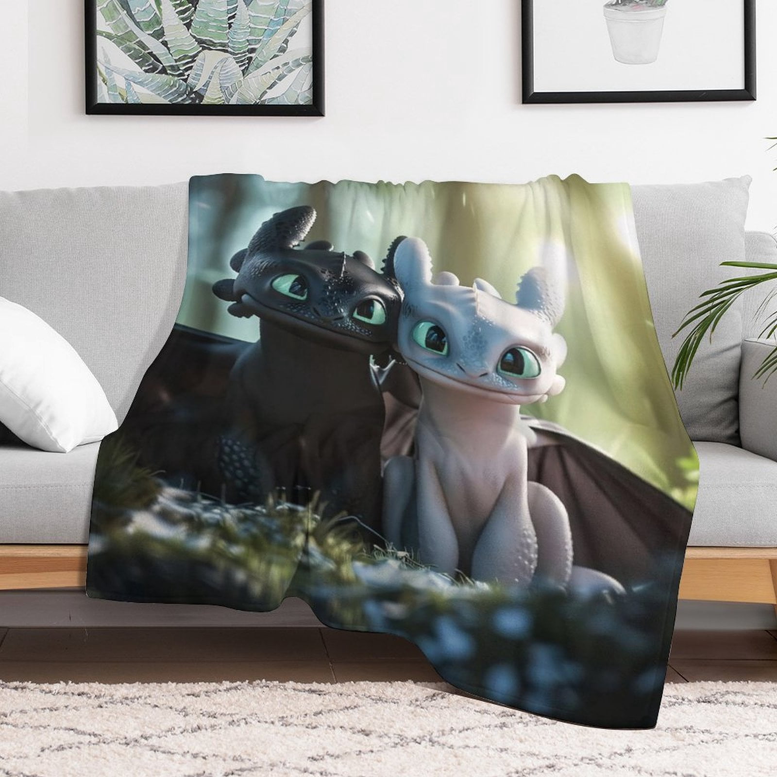 How to Train Your Dragon Queen Size Blanket, Gifts for Girls And Boys ...