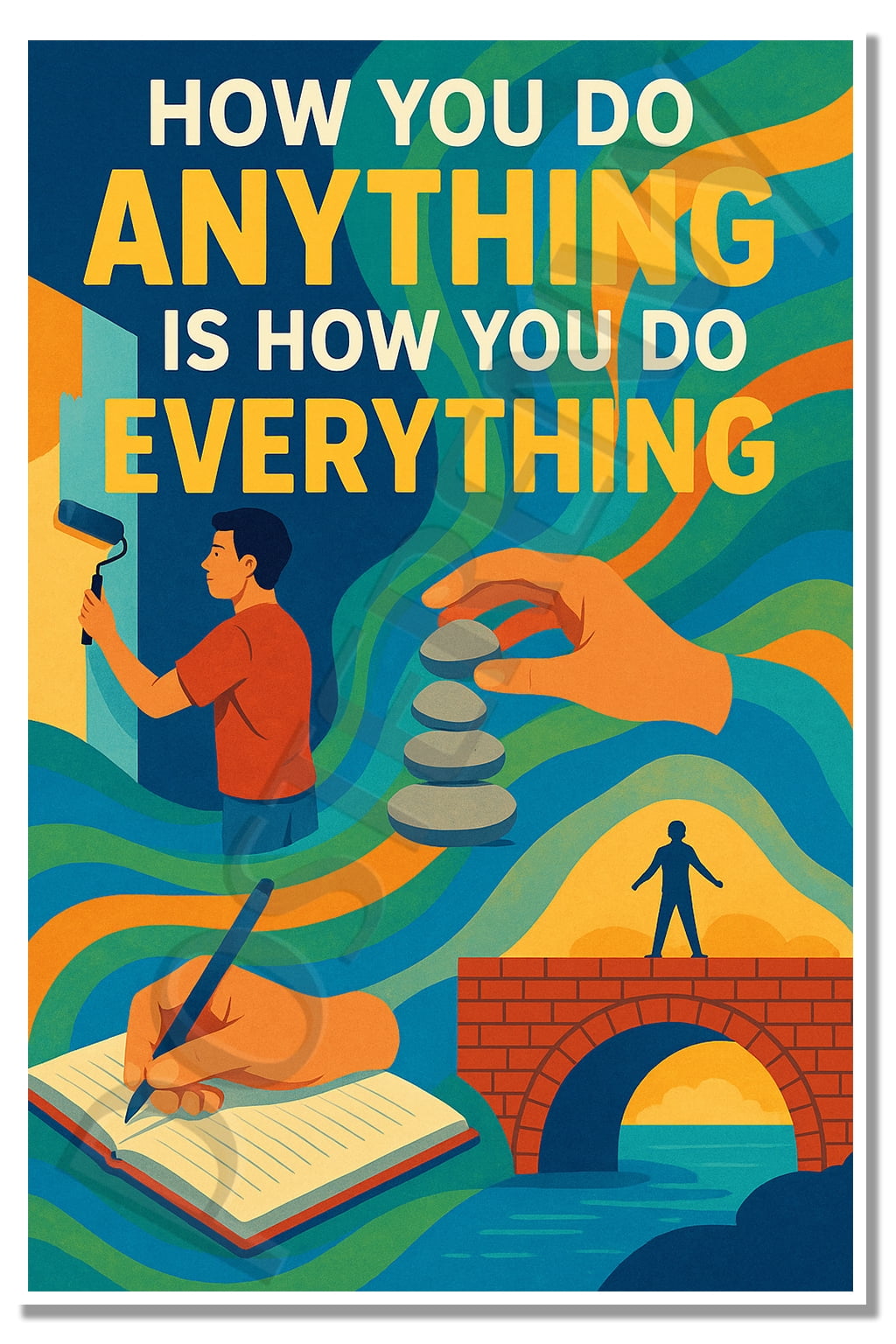 How You Do Anything Is How You Do Everything – Inspirational Poster ...