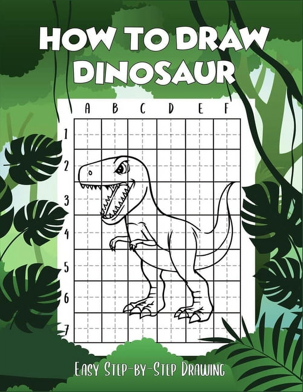 How to draw Dinosaur easy step-by-step drawing: guide to draw Dinosaurs ...