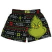 Dr. Seuss Grinch Merry Grinchmas Santa Grinch Buffalo Plaid Boxer ...
