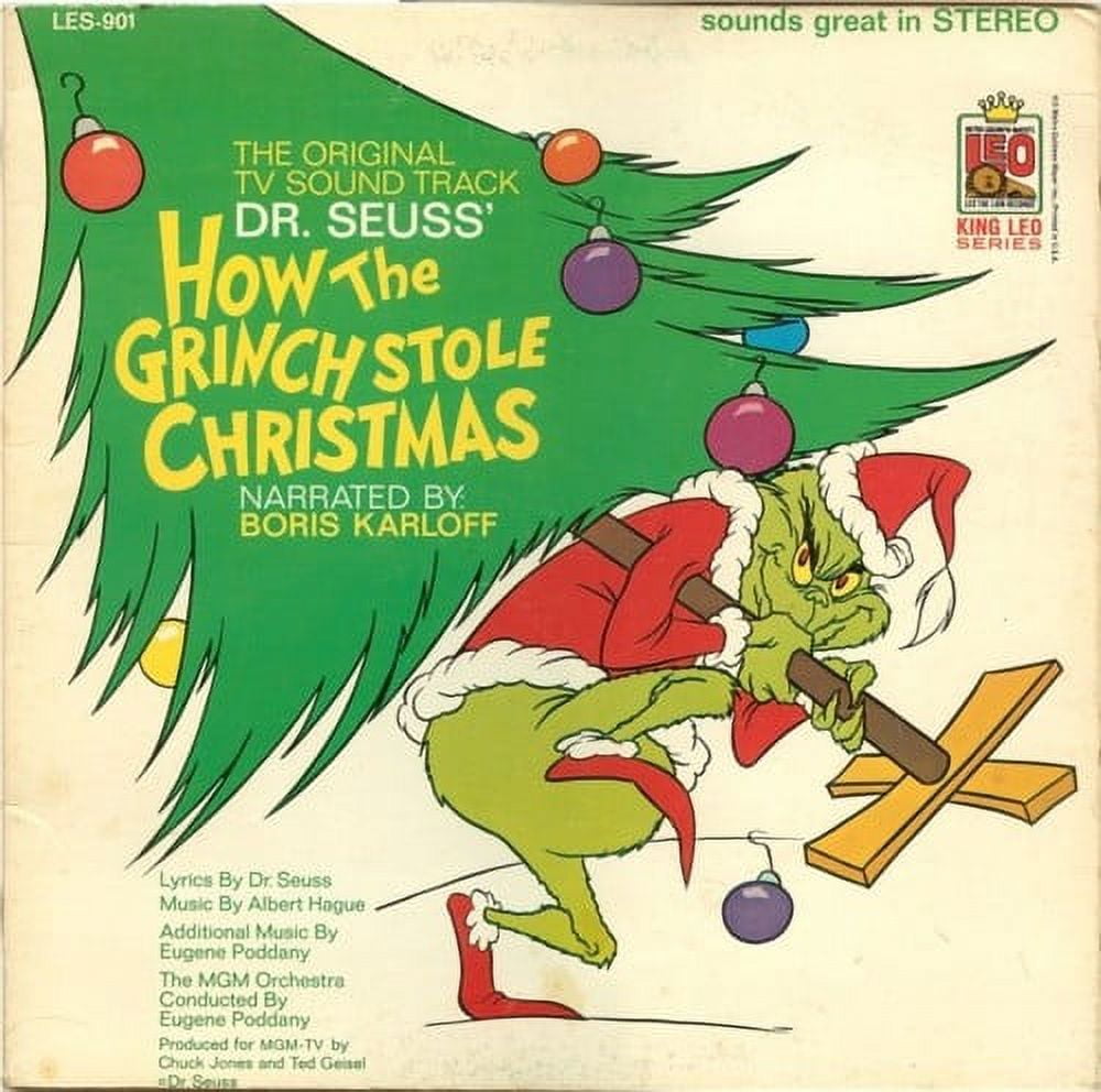 How the Grinch Stole Christmas - O.S.T. LP Vinyl Record Album, Holiday ...