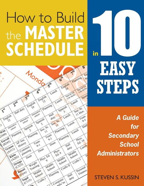 How to Build the Master Schedule in 10 Easy Steps: A Guide for ...