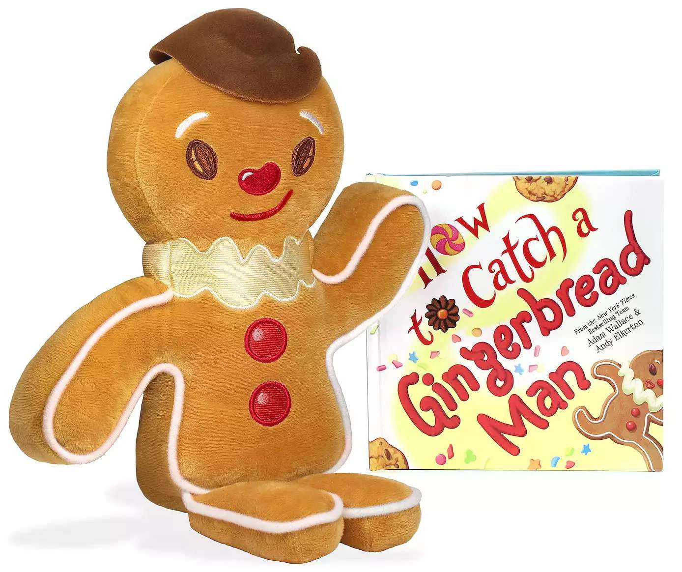 How to Catch a Gingerbread Man Plush & Book - Walmart.com