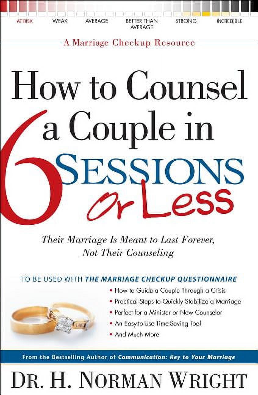 How to Counsel a Couple in 6 Sessions or Less, (Paperback) - Walmart ...