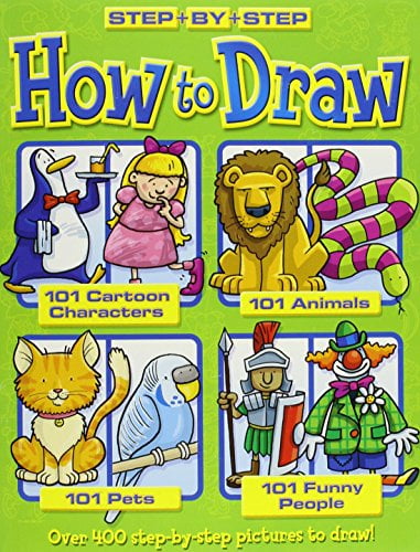 Pre-Owned How to Draw 101 Cartoon Characters- Animals - Pets - Funny ...