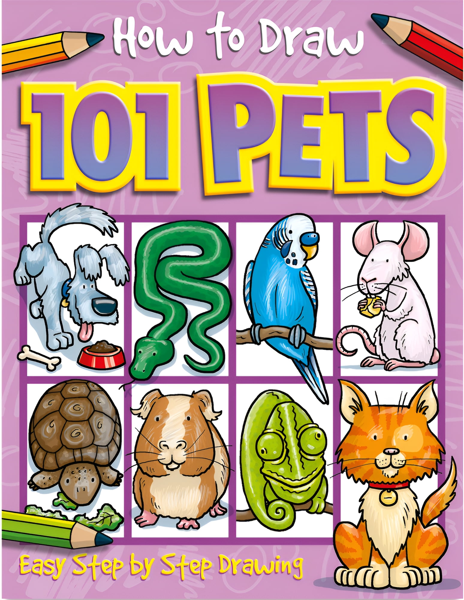 How to Draw 101 How to Draw 101 Pets, (Paperback) - Walmart.com
