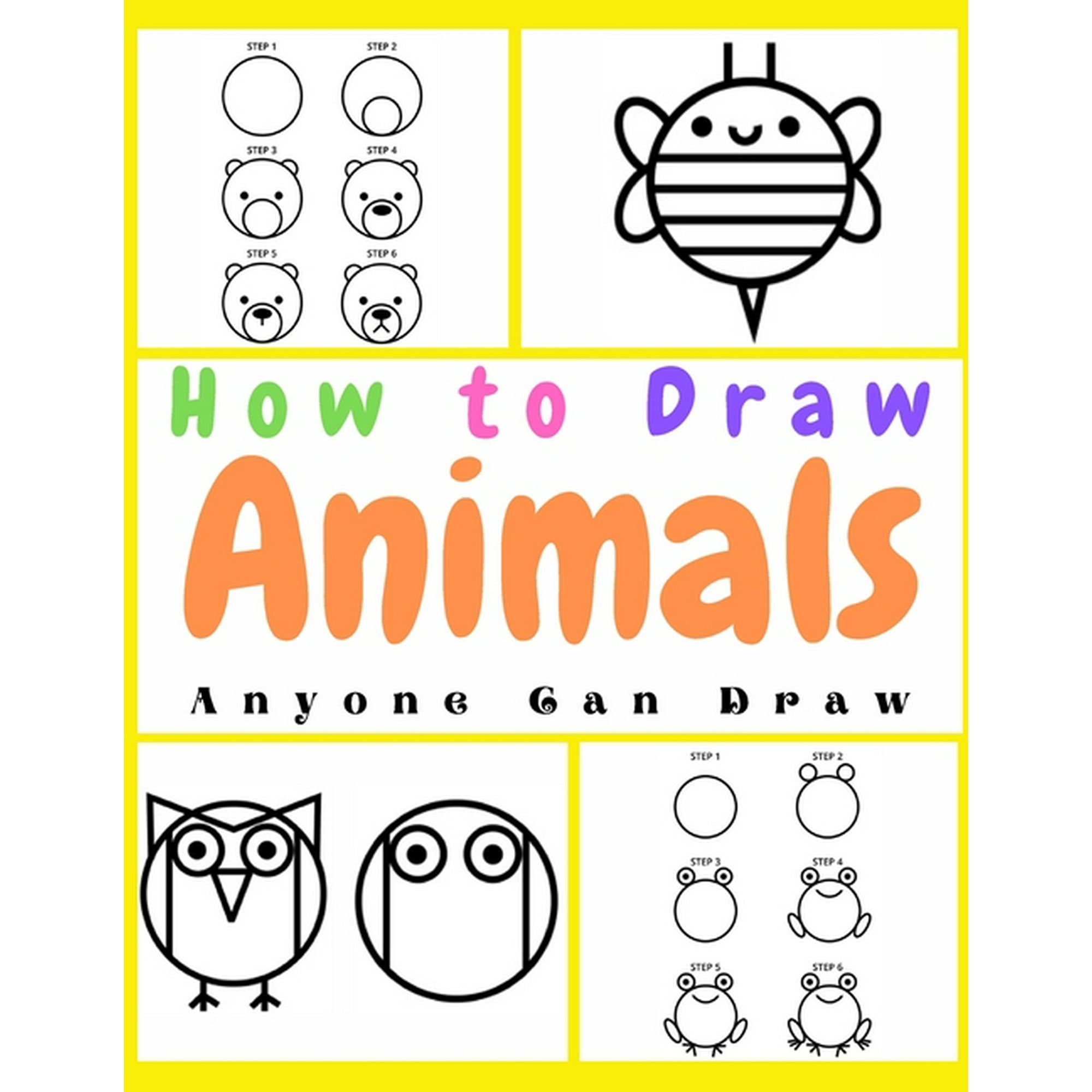 Step By Step Drawing Animals For Kids Easy