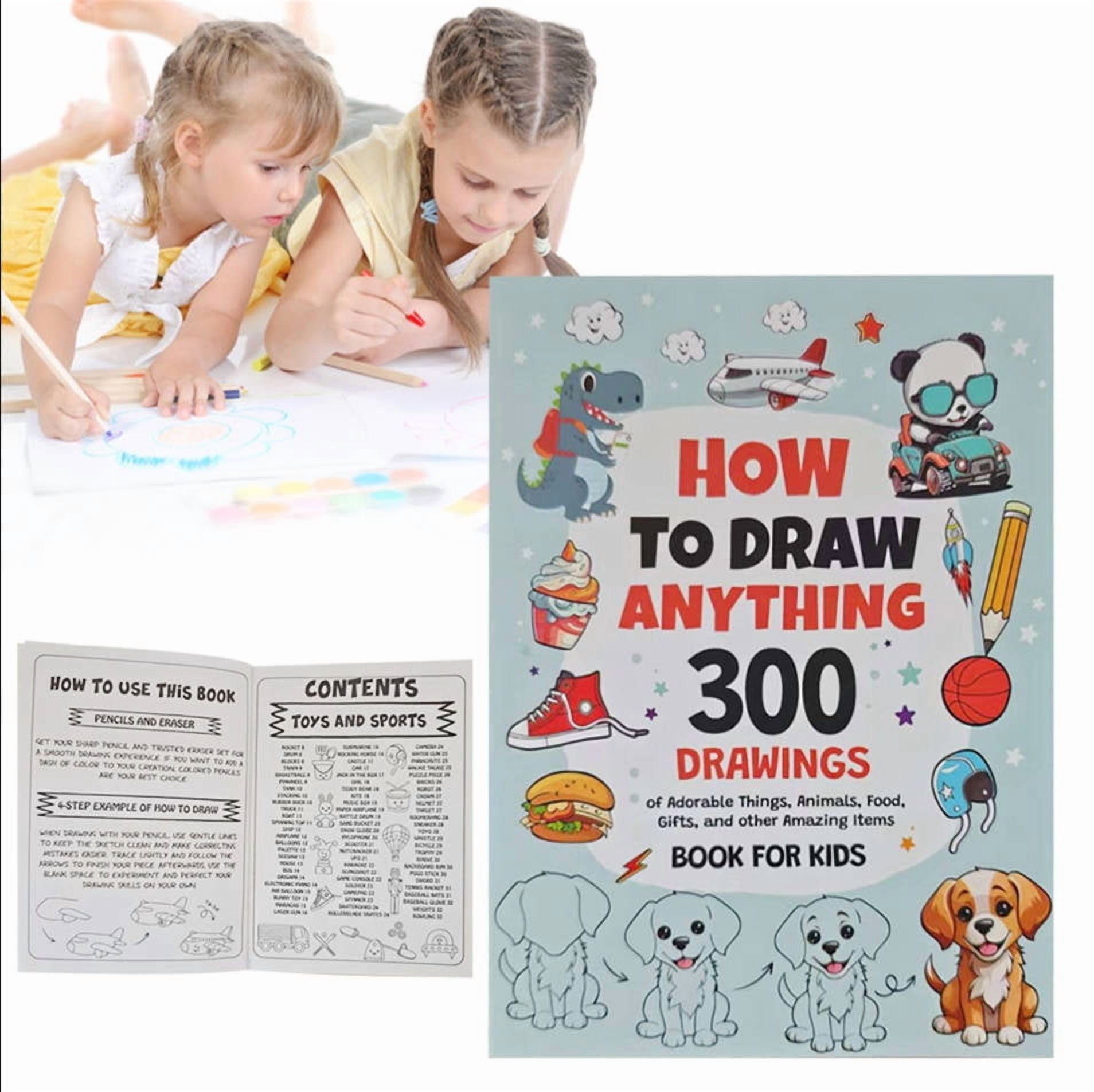 How to Draw Anything Step-by-Step Drawing Book for Kids Ages 5-12 Learn ...