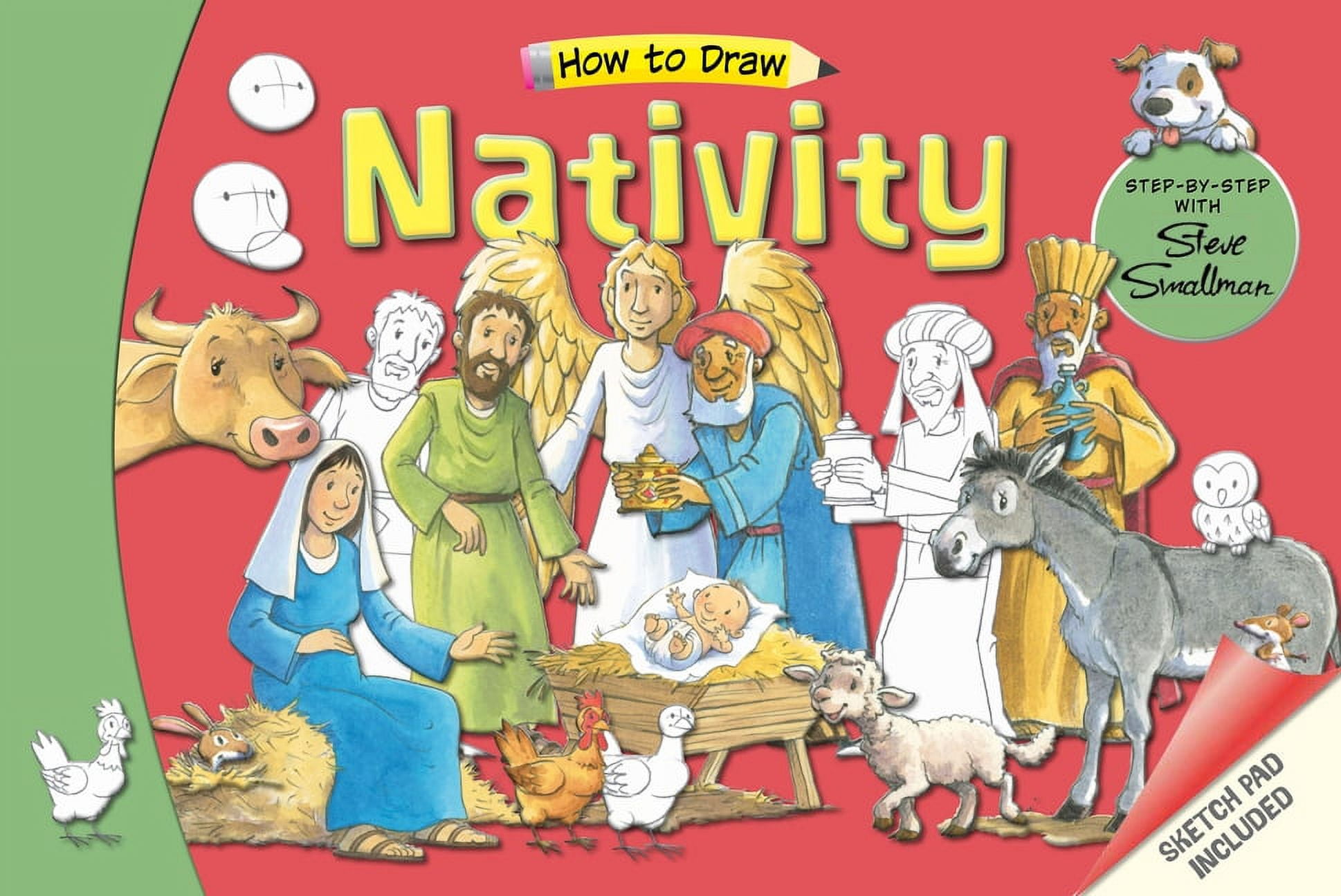 How to Draw Bible Stories. How to Draw Nativity: Step-By-Step with ...