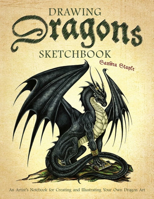 How to Draw Books Drawing Dragons Sketchbook: An Artist's Notebook for ...