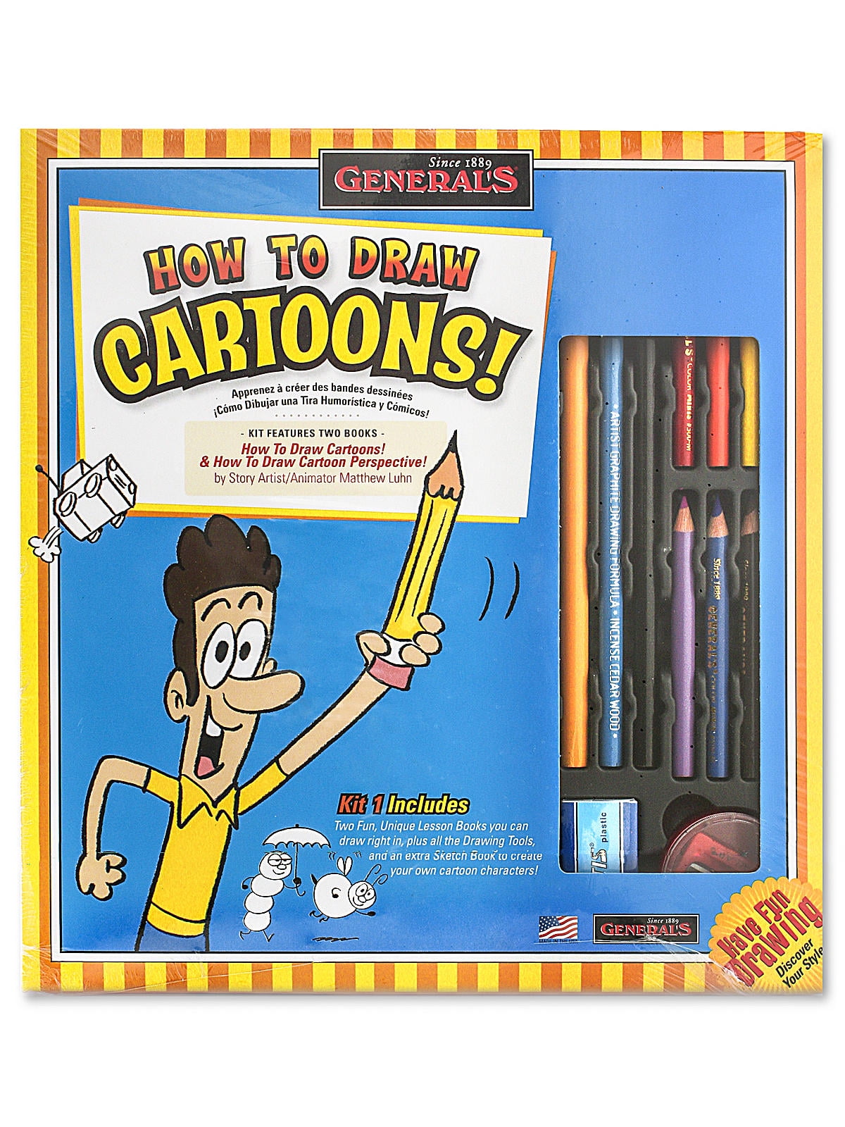 How to Draw Cartoons Kit each (pack of 2) - Walmart.com