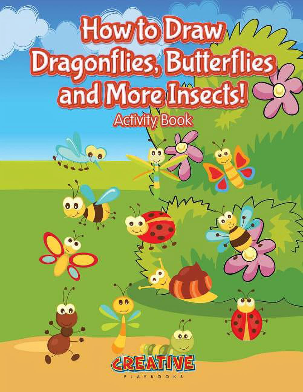 How to Draw Dragonflies, Butterflies and More Insects! Activity Book ...