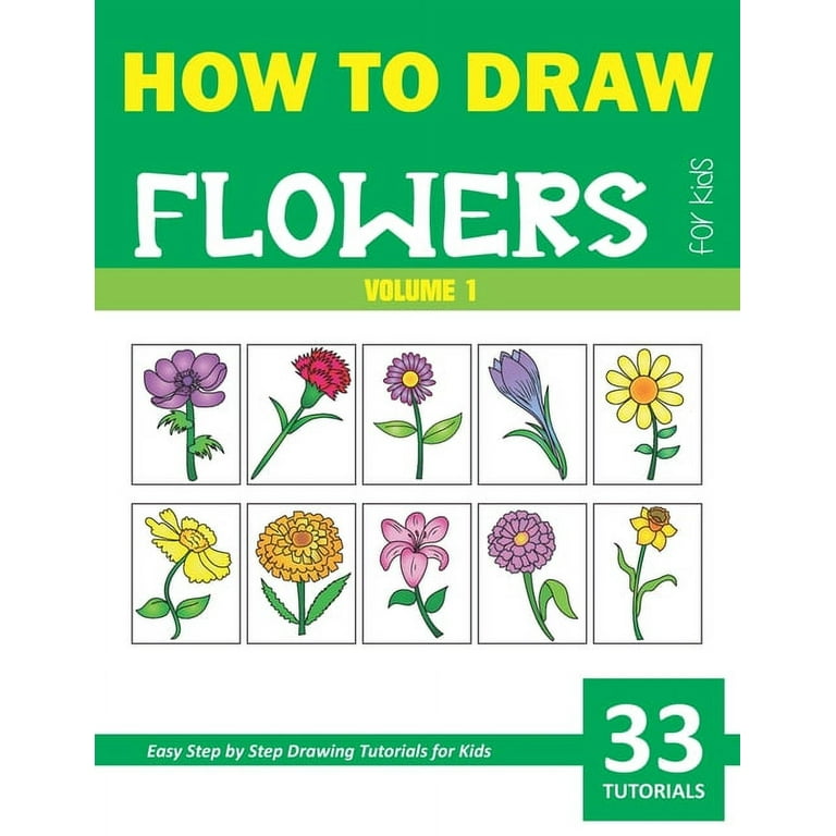 How To Draw A Flower Step By Step Easy For Kids
