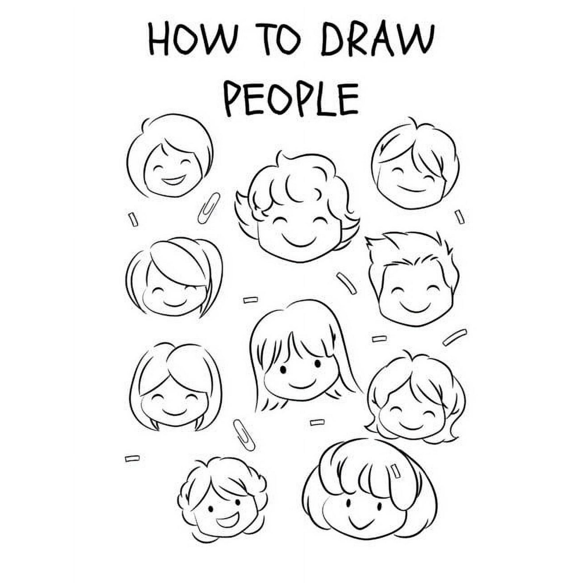 How To Draw A Person Step By Step Easy For Kids