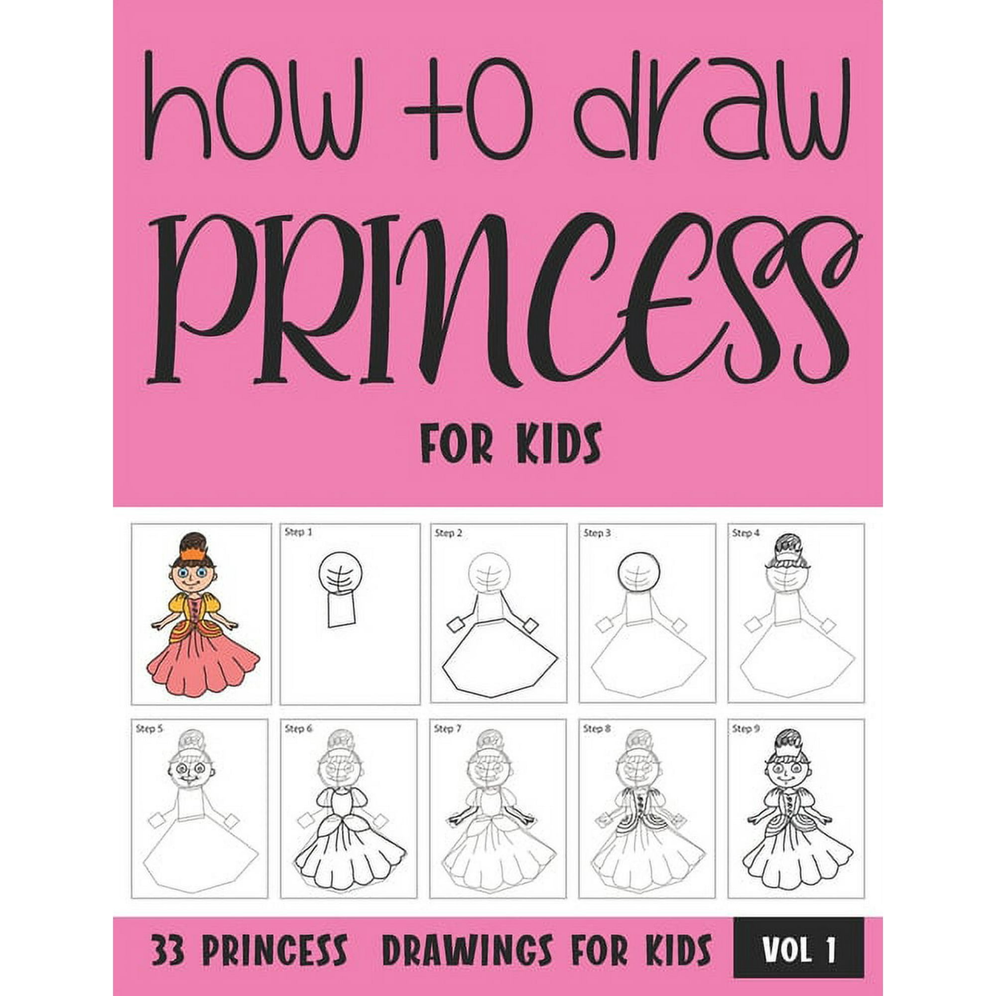 How To Draw A Princess Step By Step Easy