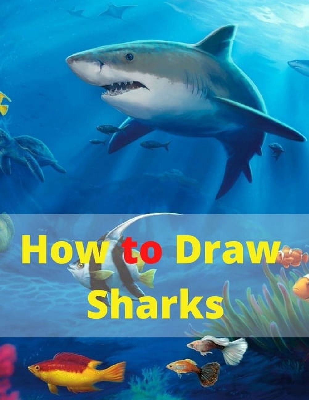 How To Draw A Bull Shark Step By Step