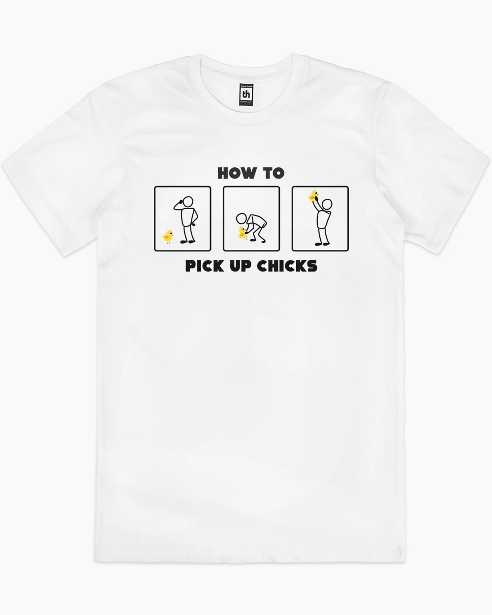 How to Pick Up Chicks T-Shirt Australia Online colour_white - Walmart.com