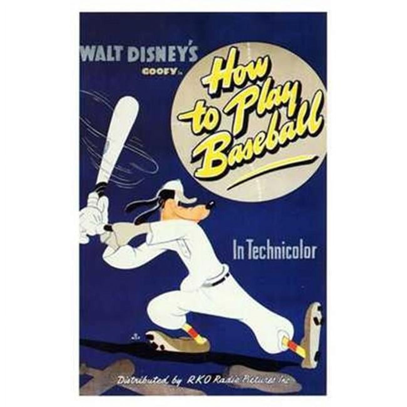 How to Play Baseball Movie Poster - 11 x 17 in. - Walmart.com