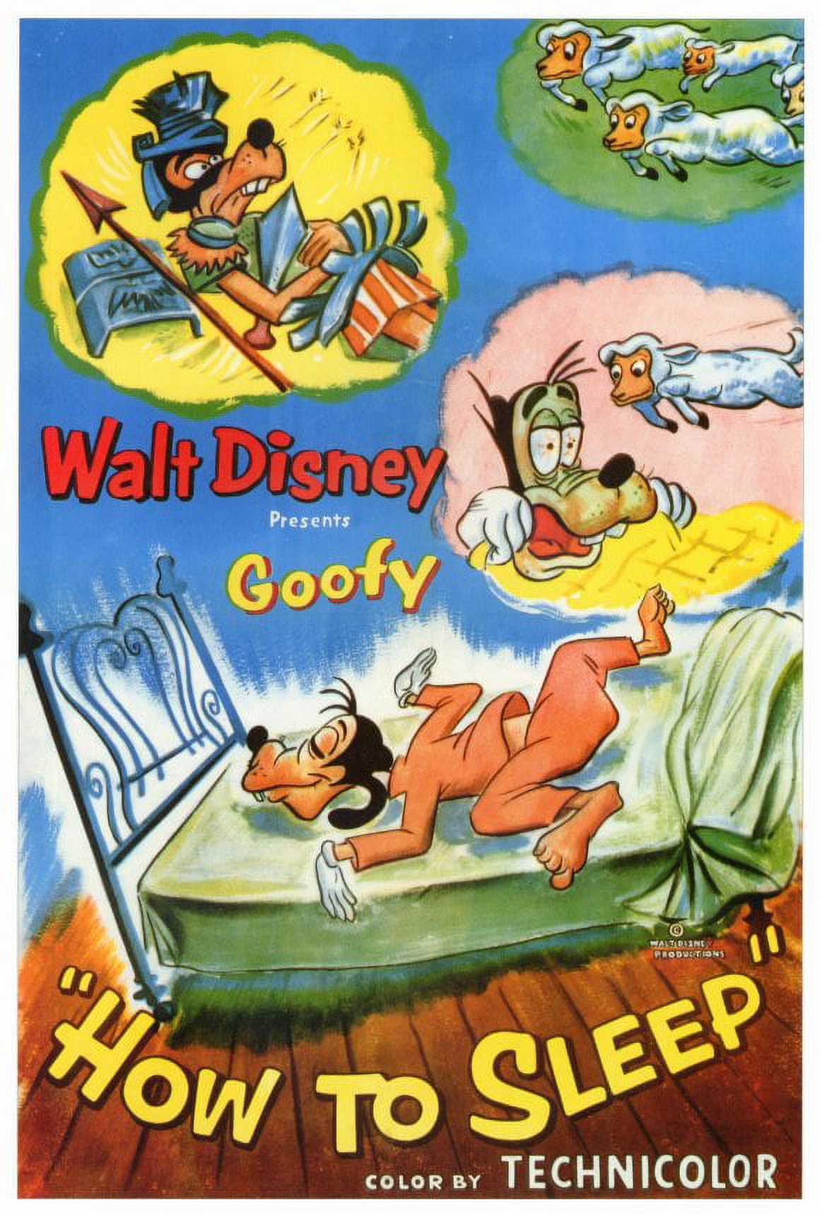 How to Sleep - movie POSTER (Style A) (27" x 40") (1953) - Walmart.com