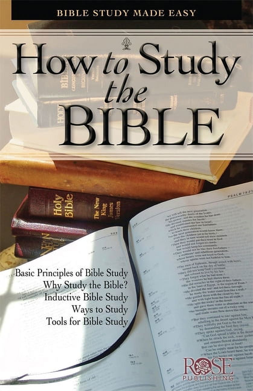How to Study the Bible: Bible Study Made Easy, (Paperback) - Walmart.com