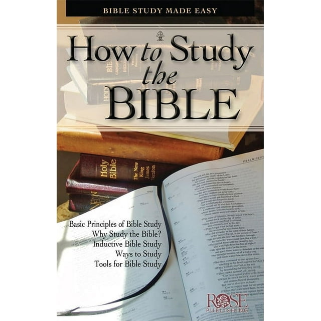How to Study the Bible : Bible Study Made Easy (Other) - Walmart.com