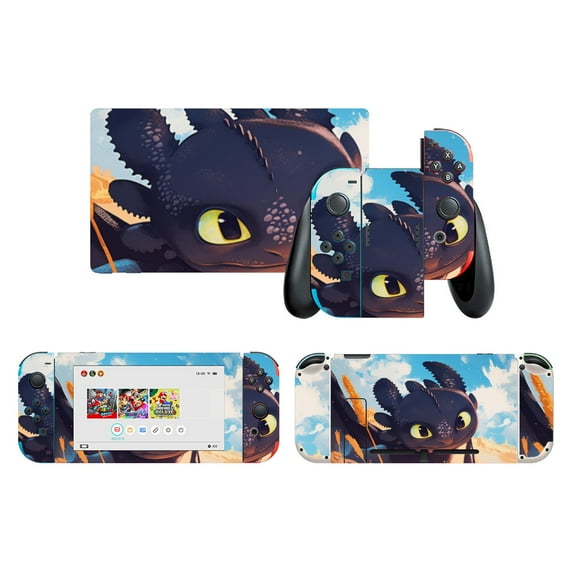 How to Train Your Dra×gon Switch Skin Stickers, Full Skin Protection Film Stickers Design for ...