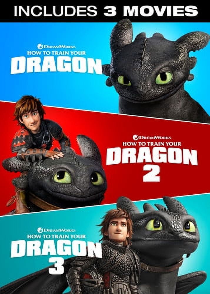 How to Train Your Dragon: 3-Movie Collection (DVD), Dreamworks Animated ...