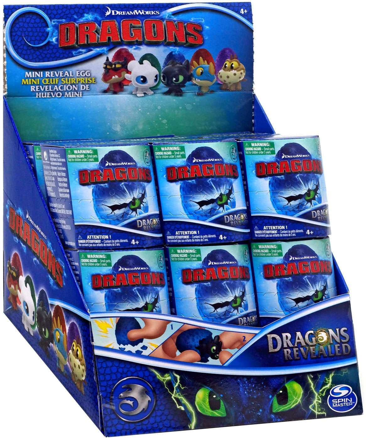 How to Train Your Dragon Dragons Revealed Mini Egg Mystery Box (12 ...