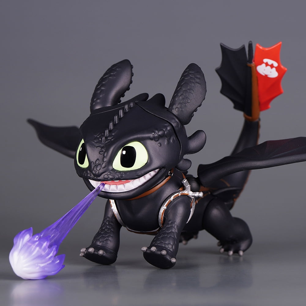 How to Train Your Dragon Figure Anime Statue Model Toothless Action ...