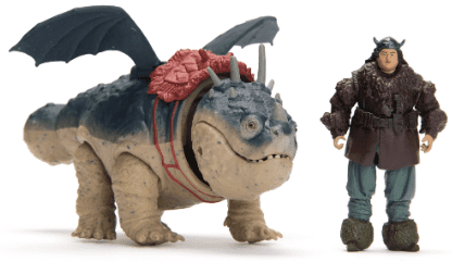 How to Train Your Dragon, Gronckle & Fishlegs, Viking Duo Action ...