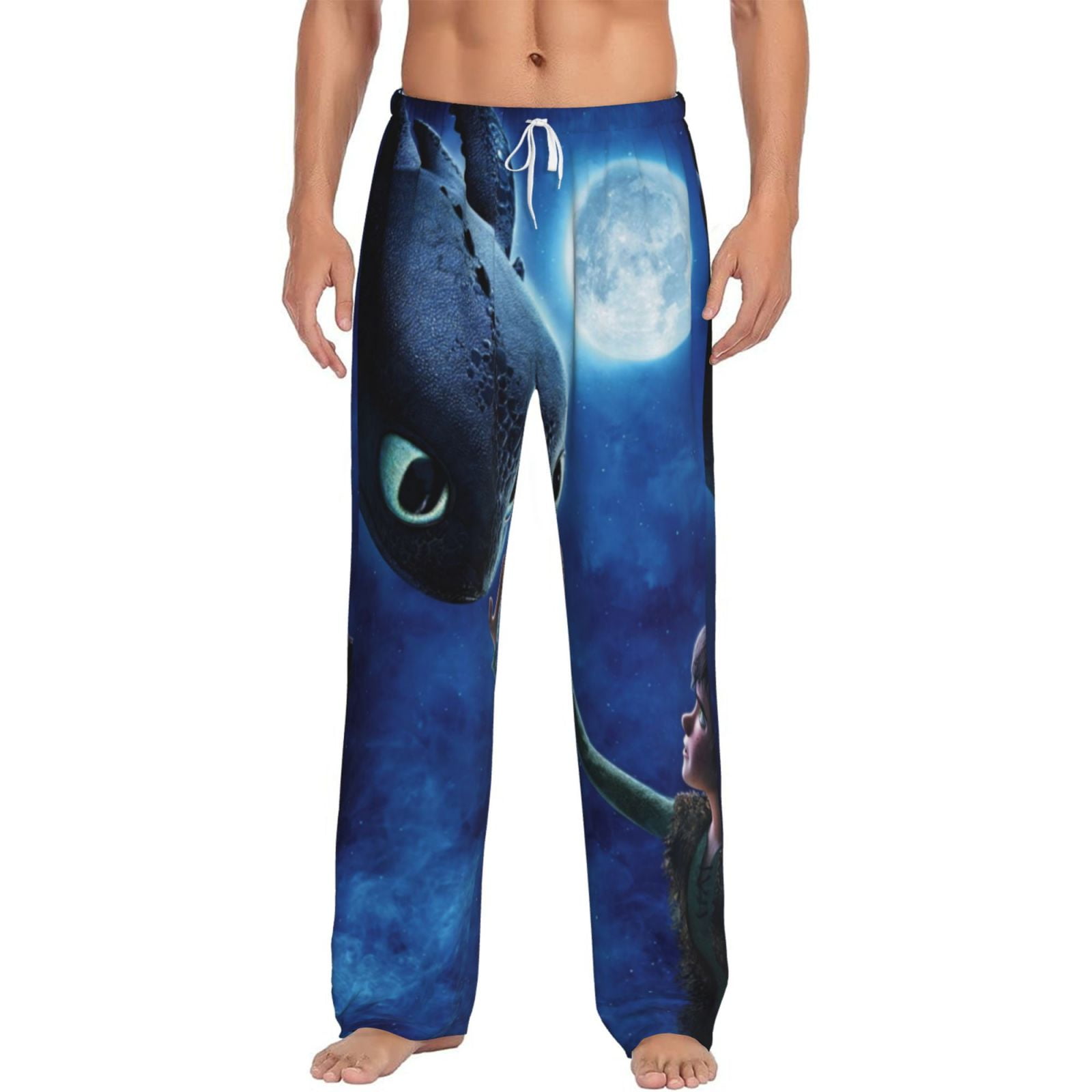 How to Train Your Dragon Hiccup Toothless Men's Pajama Pants With ...