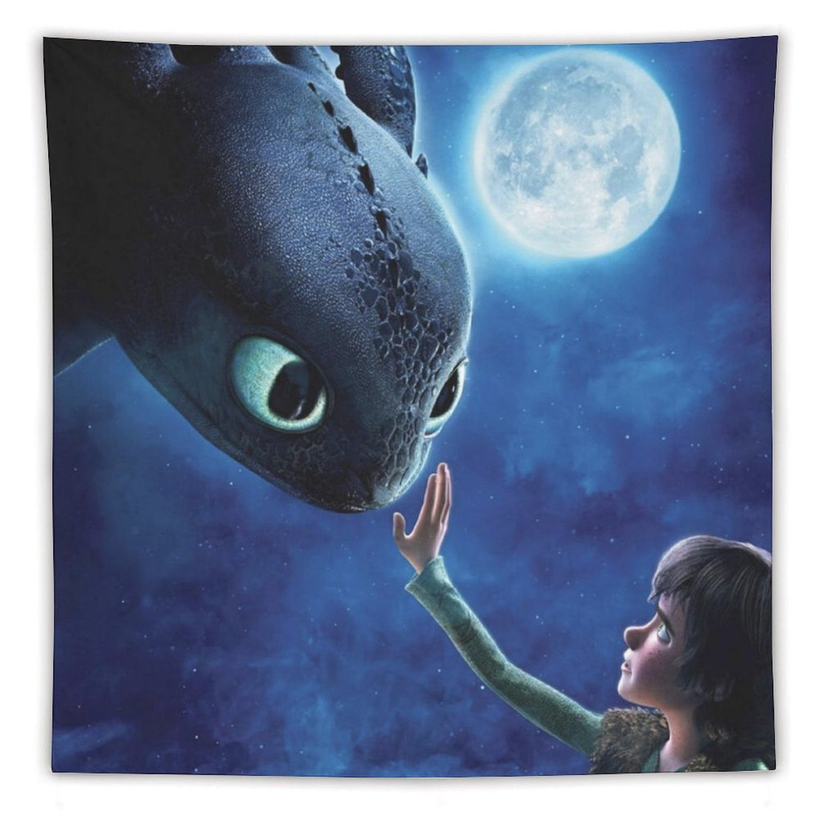 How to Train Your Dragon Hiccup Toothless Tapestry Luxury Wall Hanging ...