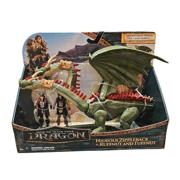 How to Train Your Dragon Hideous Zippleback Ruffnut & Tuffnut - Walmart.com