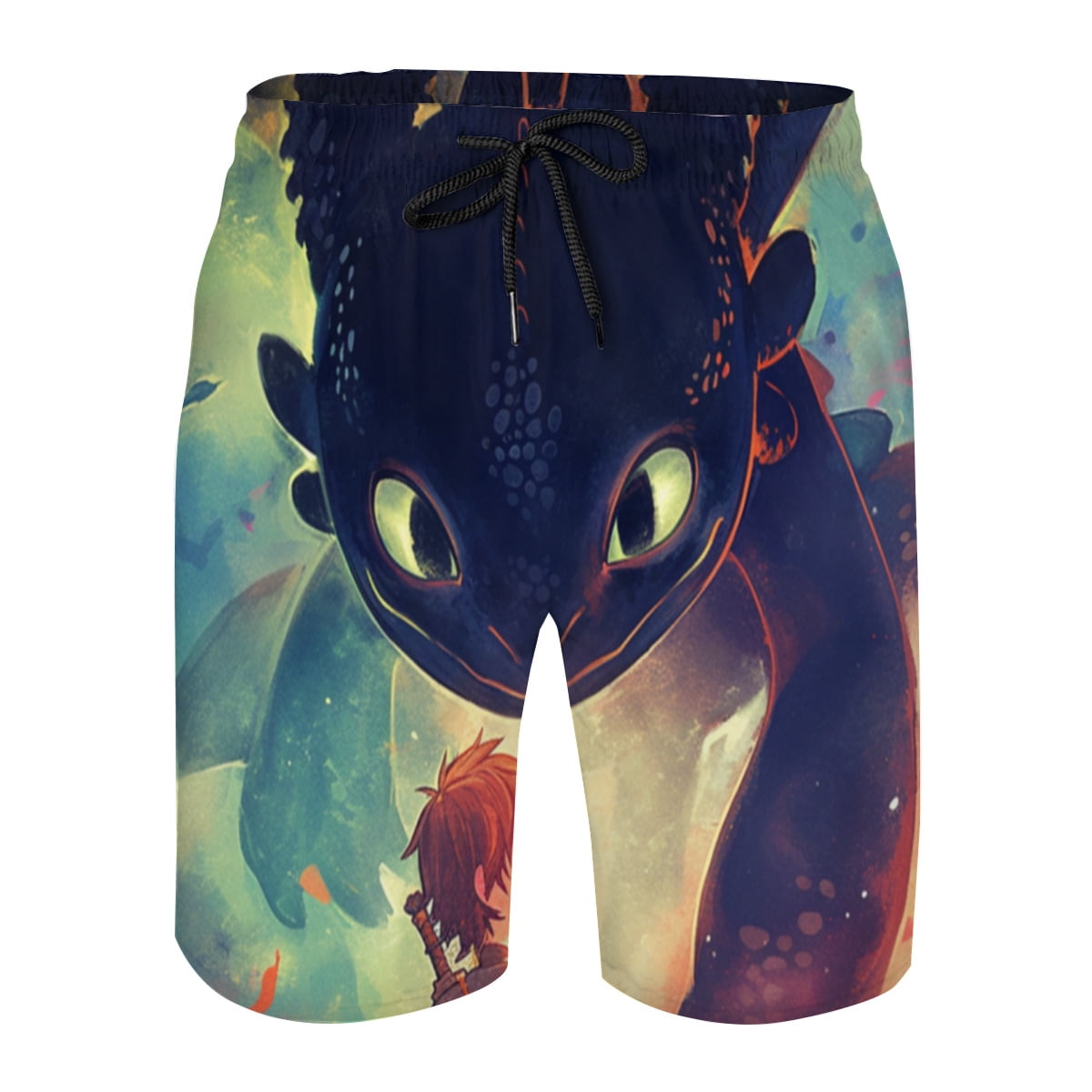 How to Train Your Dragon Men's Printed Casual Beach Shorts - Walmart.com