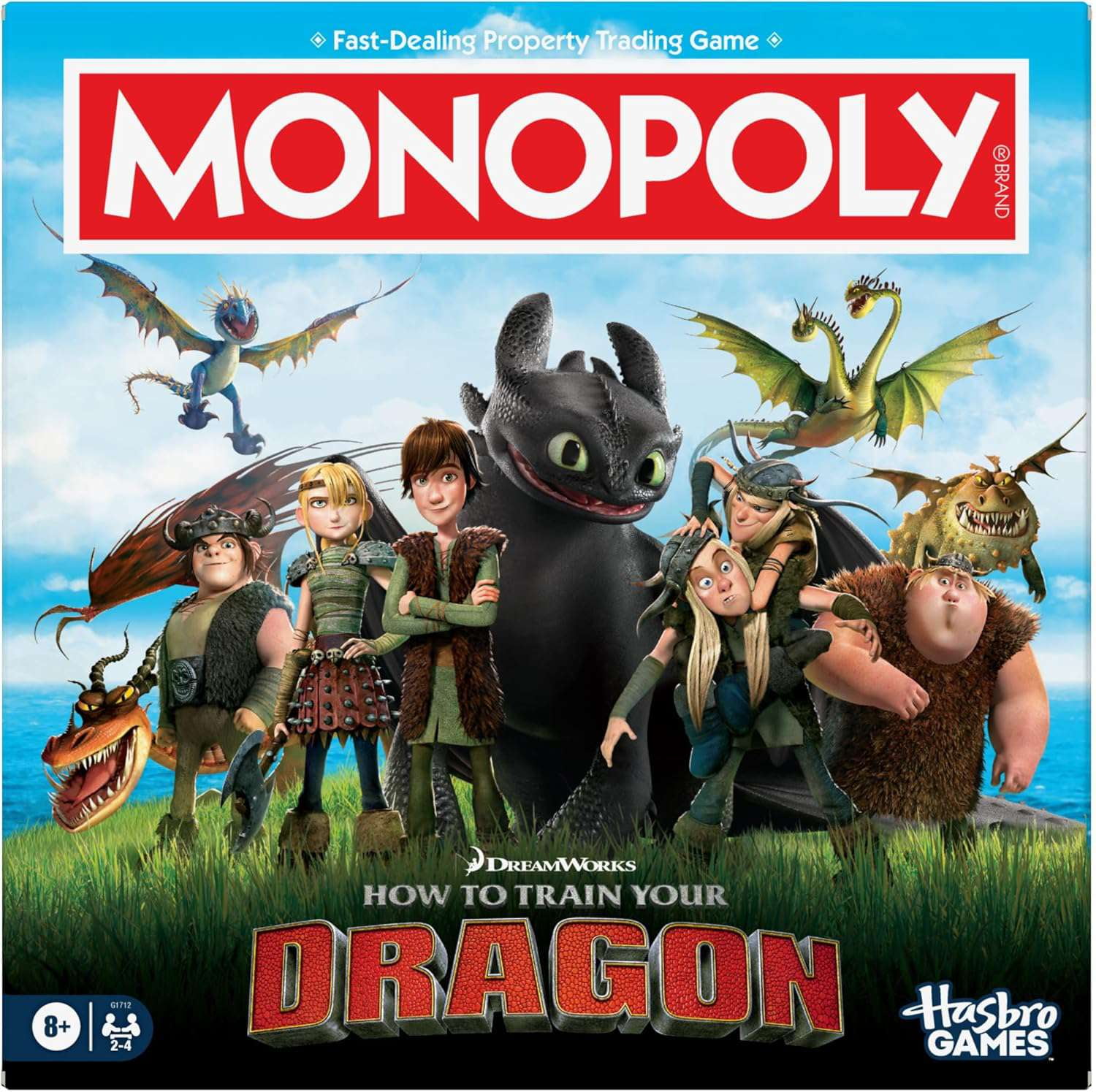 How to Train Your Dragon Monopoly Board Game - Walmart.com