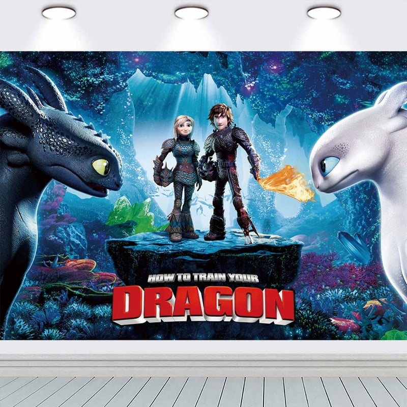 How to Train Your Dragon Party Supplies for Photography Taspestry Post ...