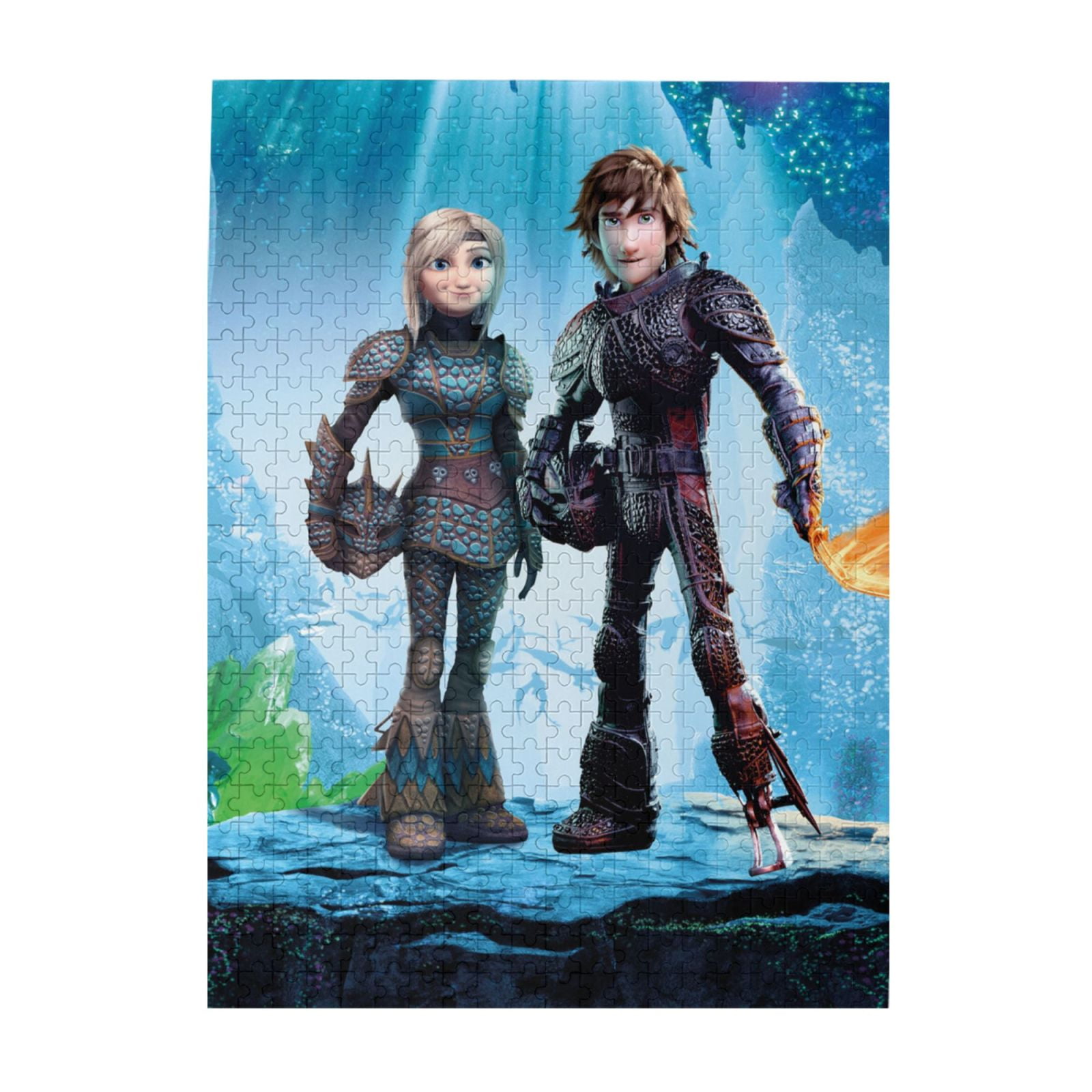 How to Train Your Dragon Puzzle - 500 Piece Jigsaw Puzzle For Adults ...