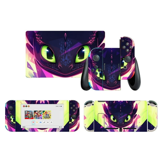 How to Train Your Dragon Switch Skin Stickers, Full Skin Protection ...