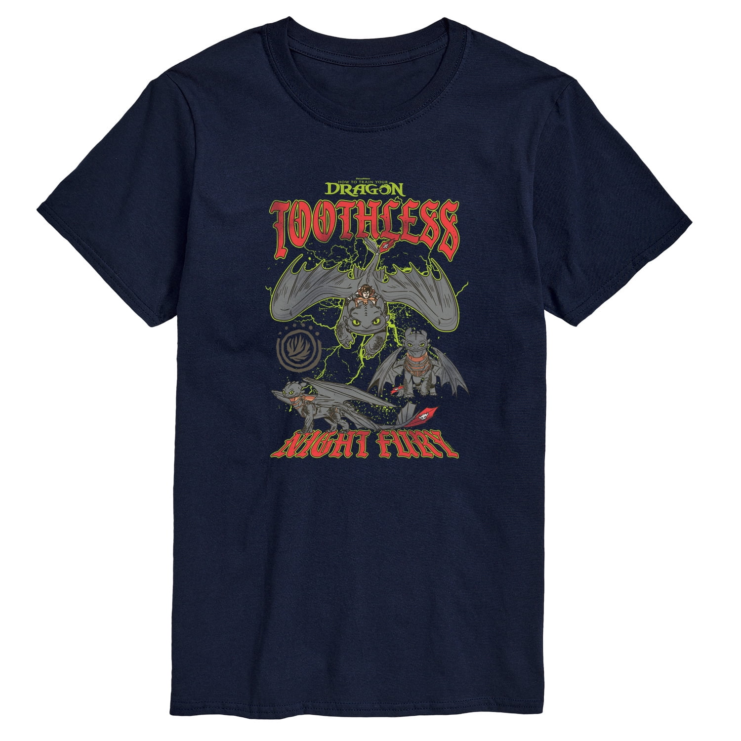 How to Train Your Dragon - Toothless Night Fury - Men's Short Sleeve ...