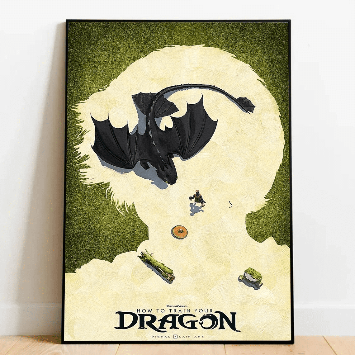 How to Train your Dragon Movie, Dragons Animation Wall Decor Poster ...