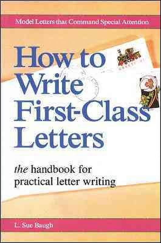 How to Write First-Class Letters - Walmart.com