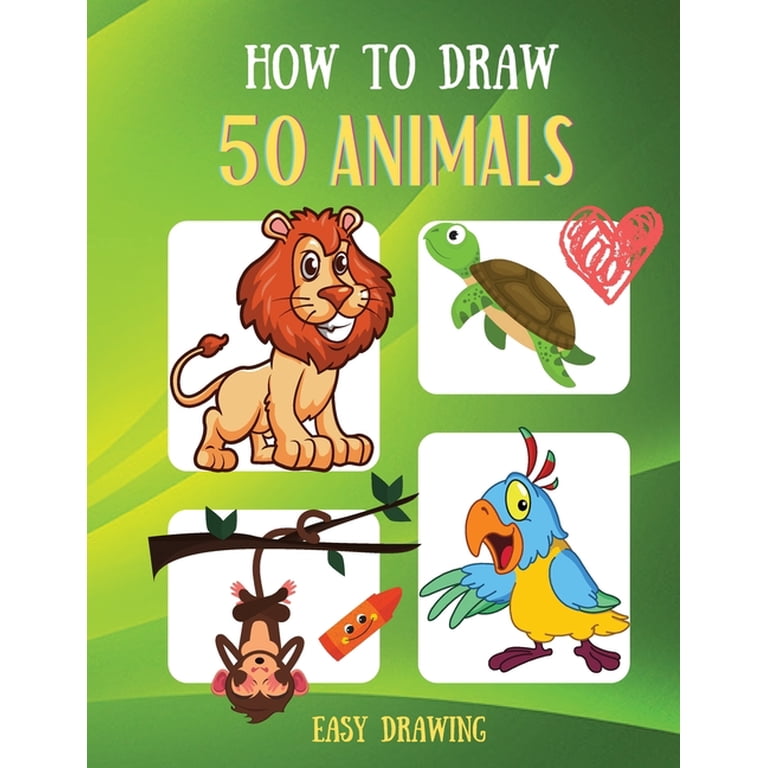 Cute Easy Drawings Of Animals For Kids