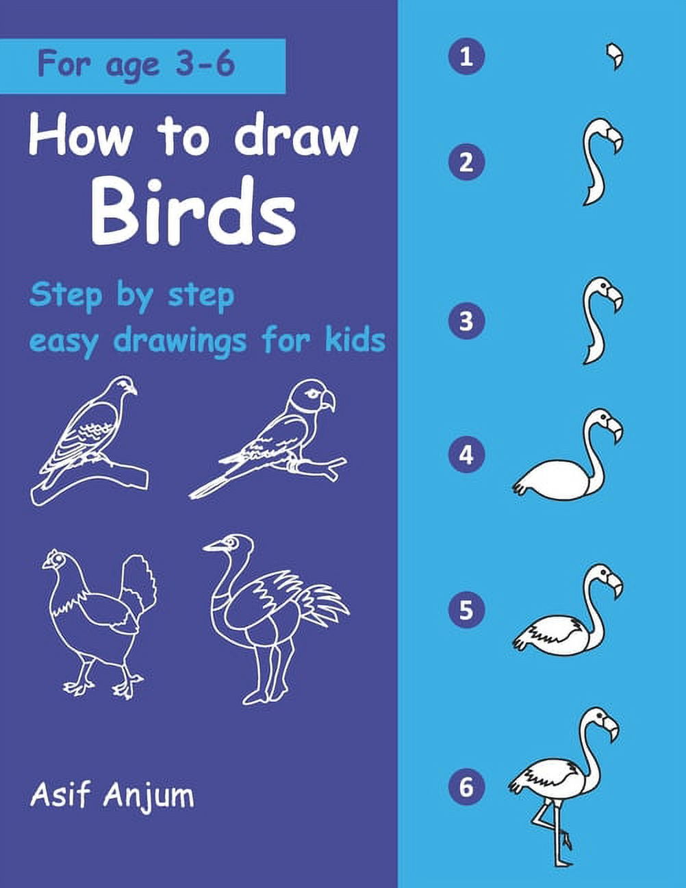 Easy Drawings For Kids About Birds