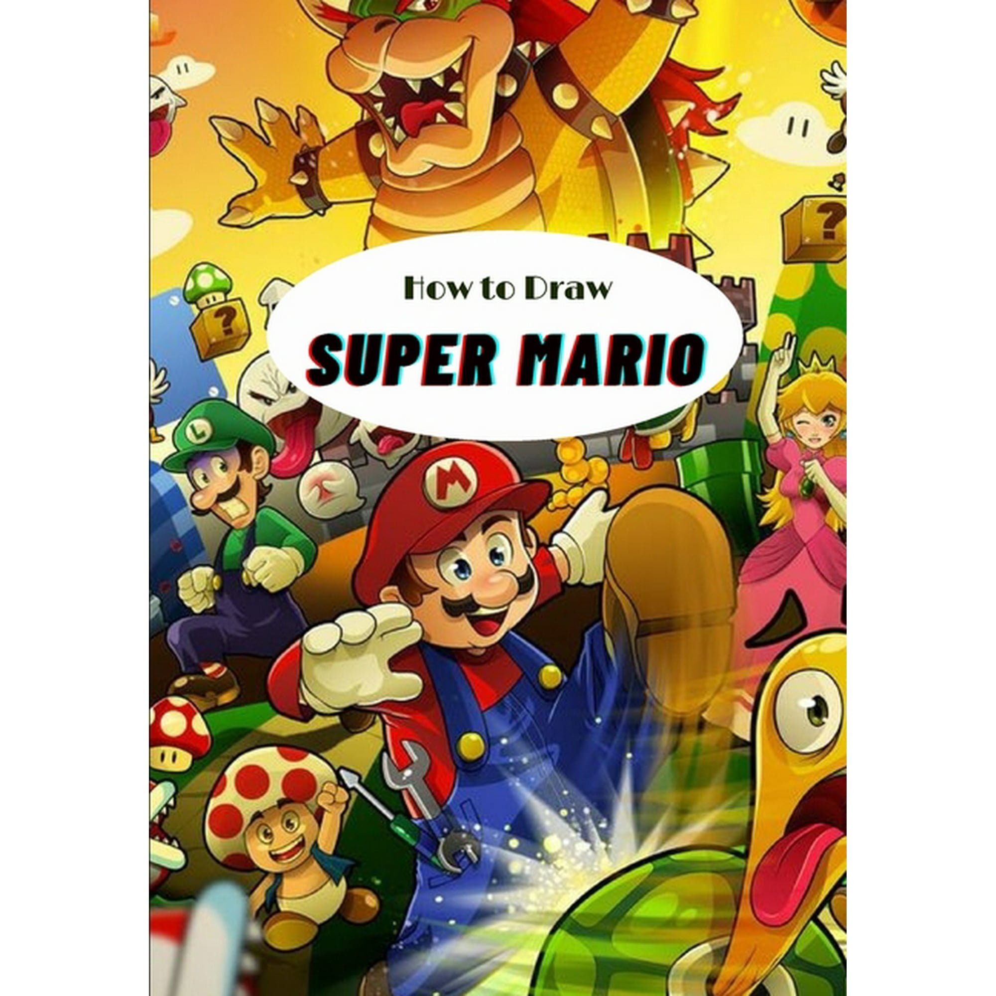 Mario Drawings Step Step