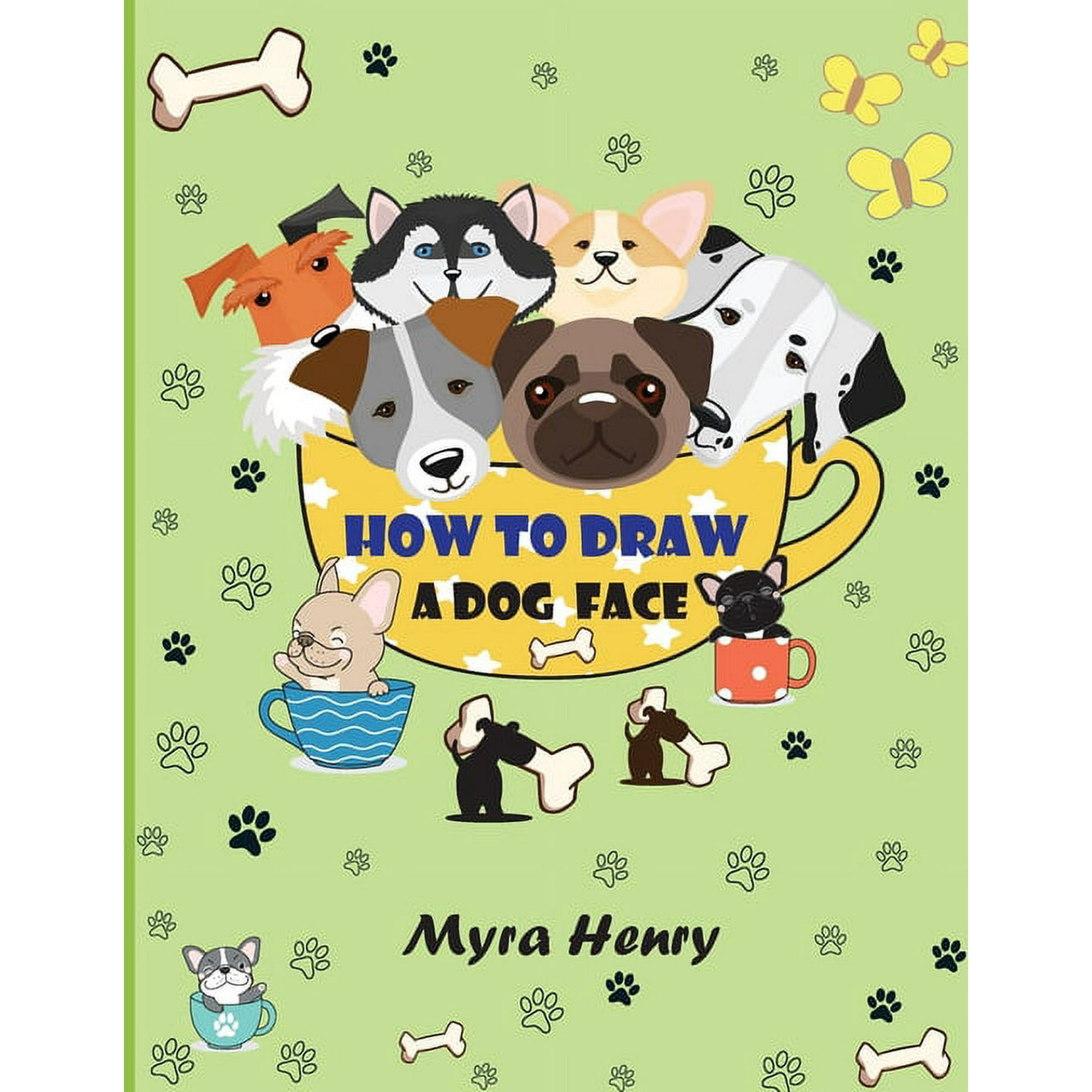 How To Draw A Cute Dog Face