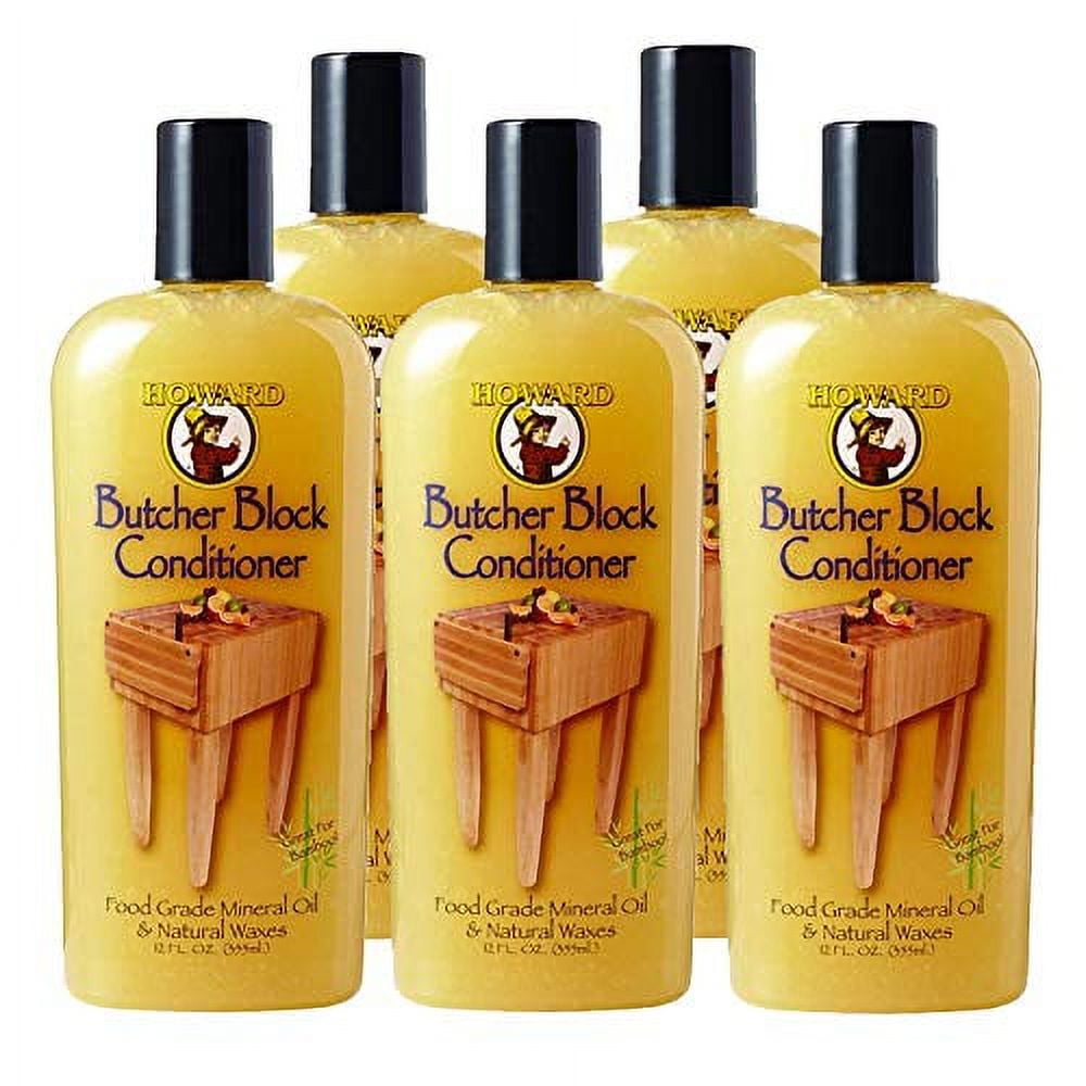 Howard BBC012 Butcher Block Conditioner, 12-Ounce (5) - Walmart.com